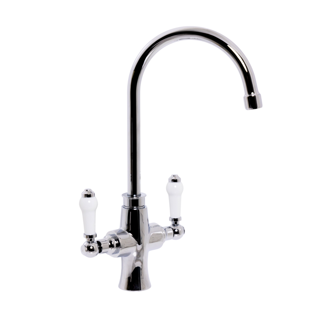 Cora Traditional Style Dual Lever Mixer Tap - Tops and taps