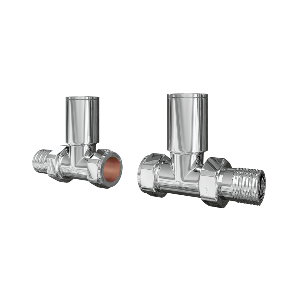 RISE Straight Round Manual Valve Pack - Tops and taps