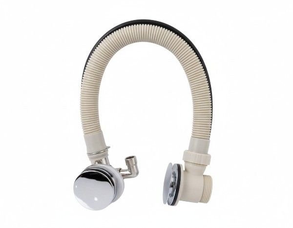 Easy Clean Free flow Slim Round Click Clack Bath Filler Waste - Tops ...