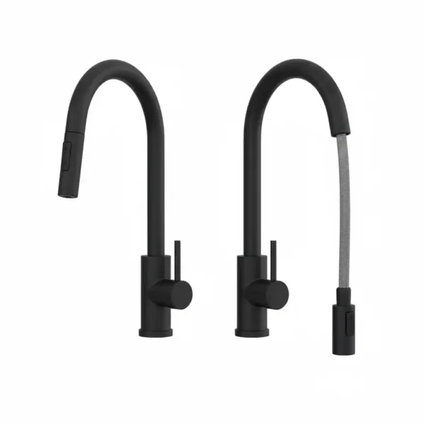 Cato Pull Out Kitchen Sink Mixer - Tops and taps